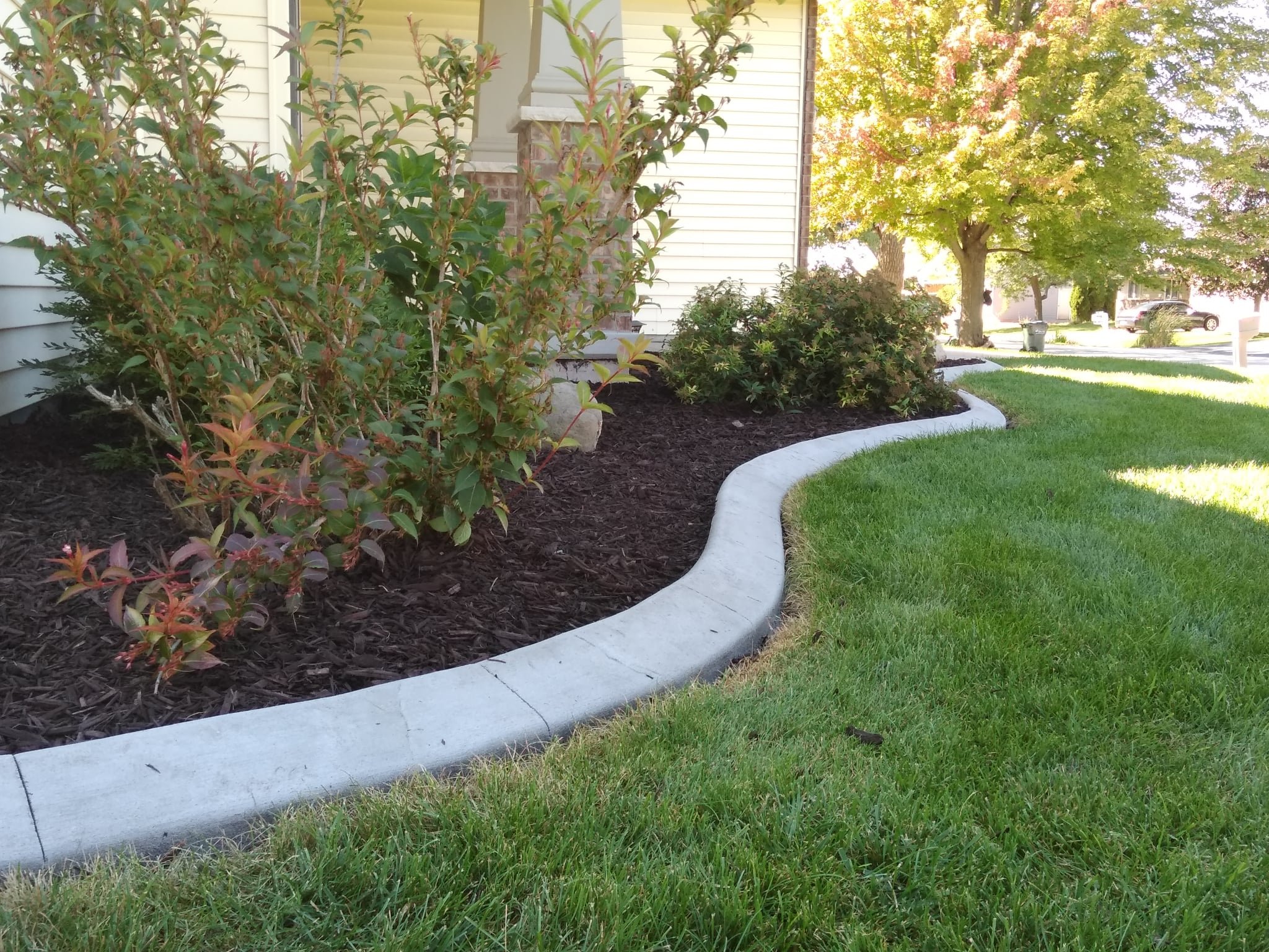 Concrete Landscape Curbing | Appleton, WI | Artistic V Curb