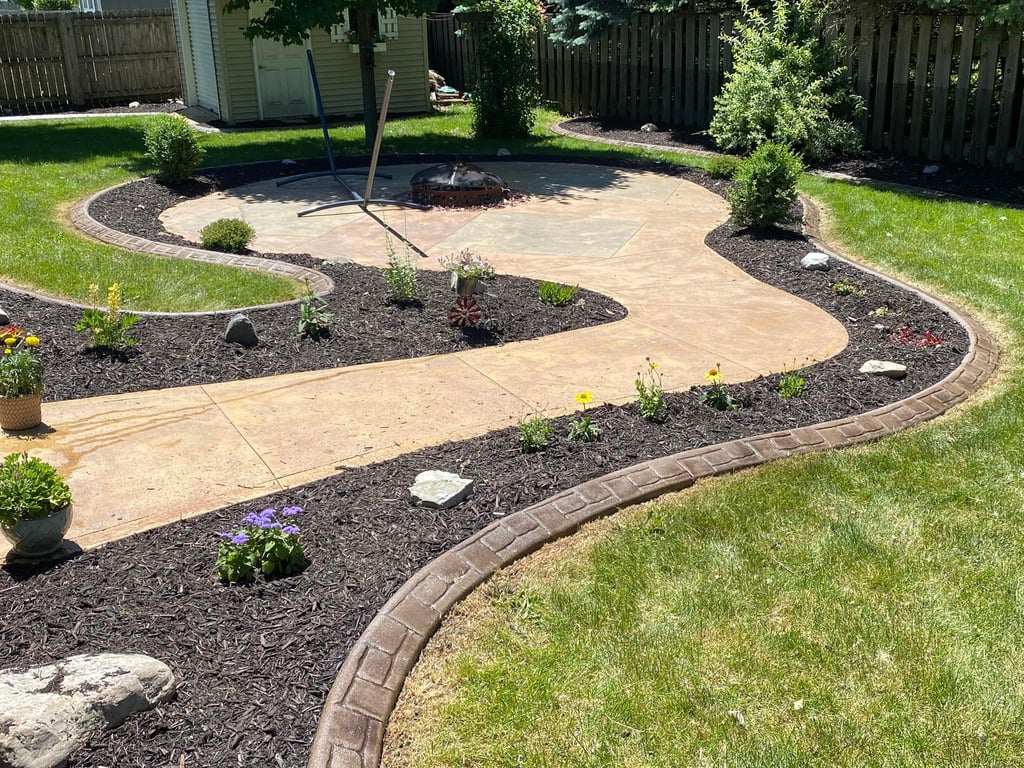 Concrete Landscape Curbing | Appleton, WI | Artistic V Curb