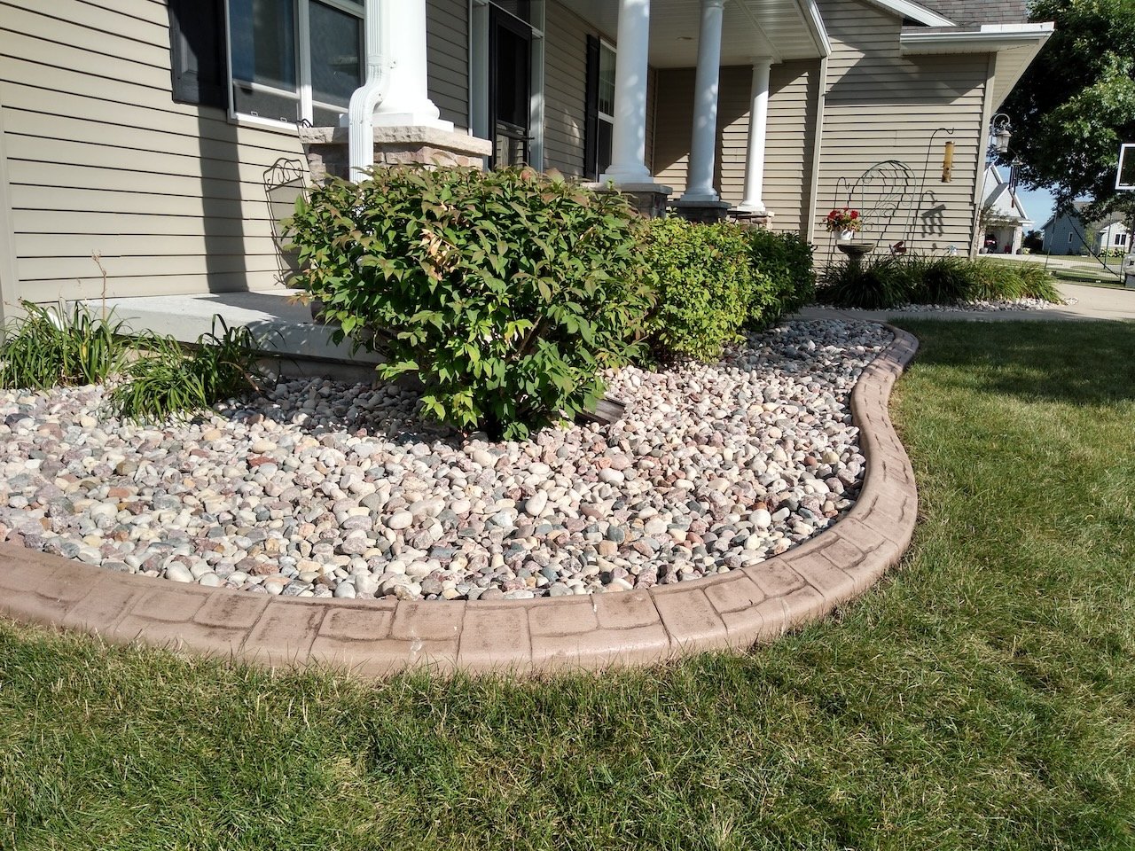Concrete Landscape Curbing | Appleton, WI | Artistic V Curb